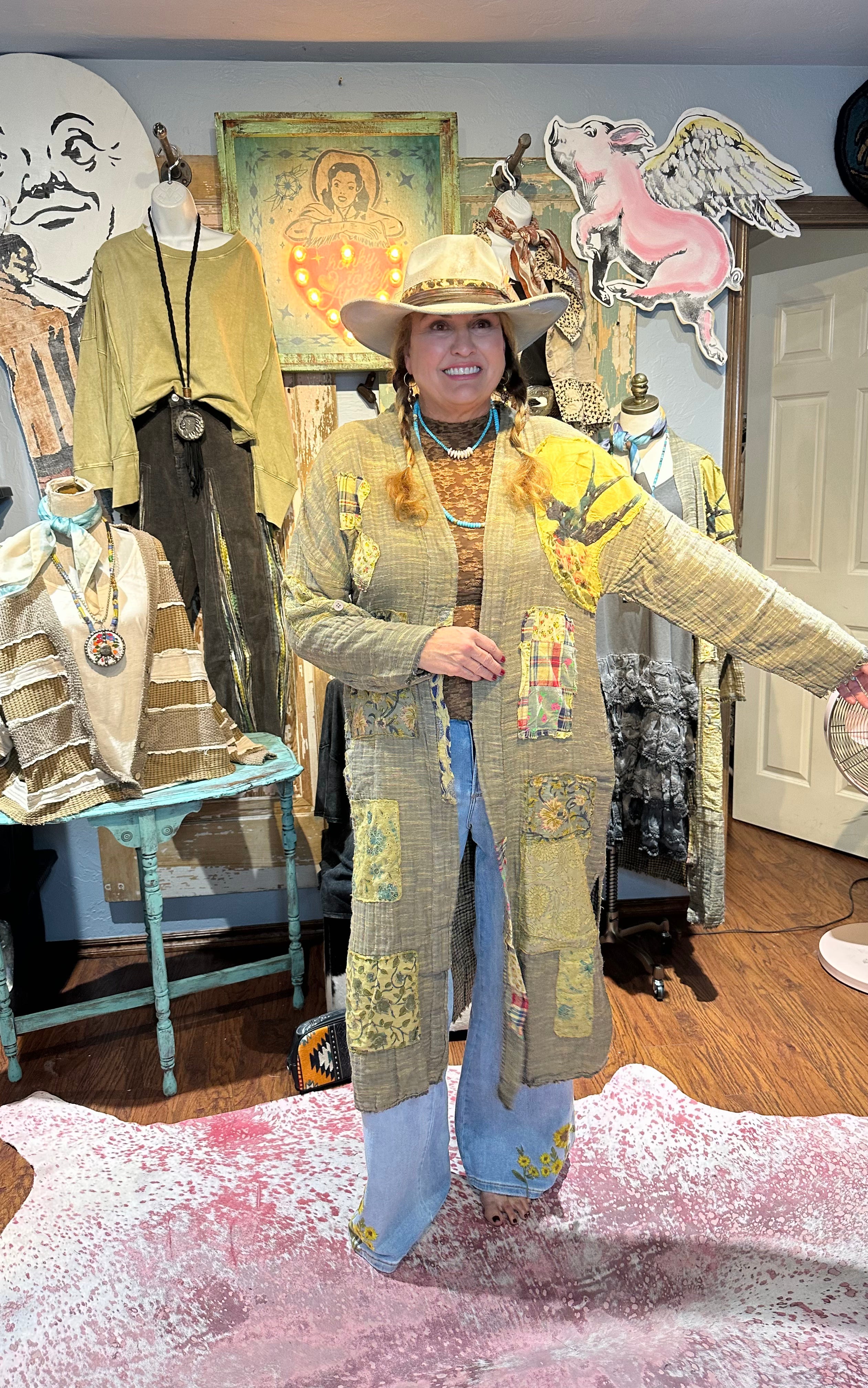 Rare Bird Fly Away Duster – Vintage Gypsy Boutique